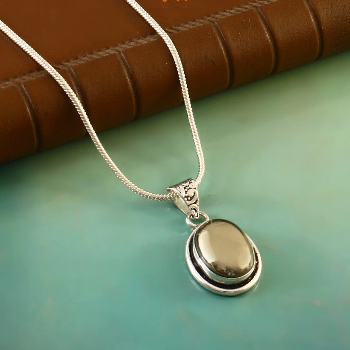 Jaipur Crystal Gems 💎| Buy Pyrite Polish Pendant