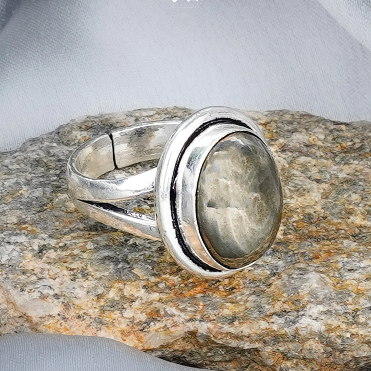 Jaipur Crystal Gems 💎| Buy Pyrite Ring Oval Polished